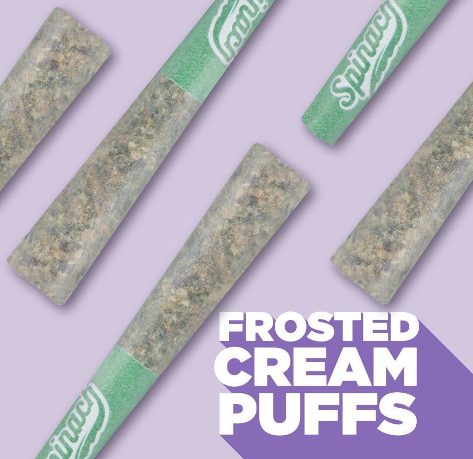Spinach | Frosted Cream Puffs Pre-Roll | 1922 Cannabis Retail